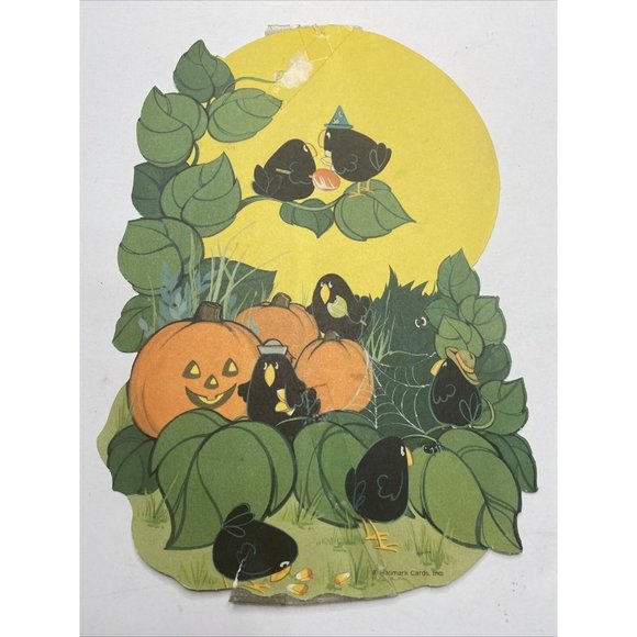 Hallmark | Holiday | Vintage Halloween Decorations Hallmark Cardstock ...